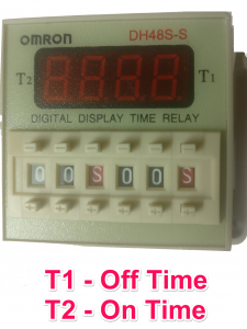 DH48S-S Wiring Configuration : OMRON Digital Cycle Relay Timer